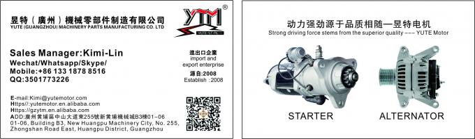 YTM DEUZT Electric Starter Motor 0001417024 LB934 QD2745A Excavator ...